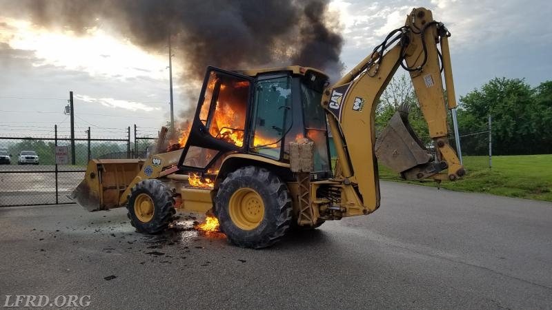 LFRD Responds to Backhoe Fire on North HWY 393 - LaGrange Fire & Rescue ...