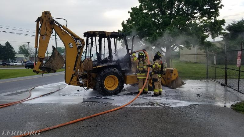 LFRD Responds to Backhoe Fire on North HWY 393 - LaGrange Fire & Rescue ...