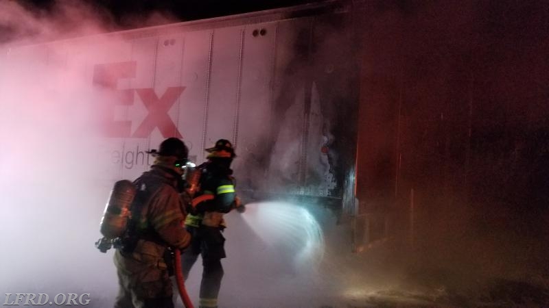 Working Semi Trailer Fire on I-71 in Buckner - LaGrange Fire & Rescue ...