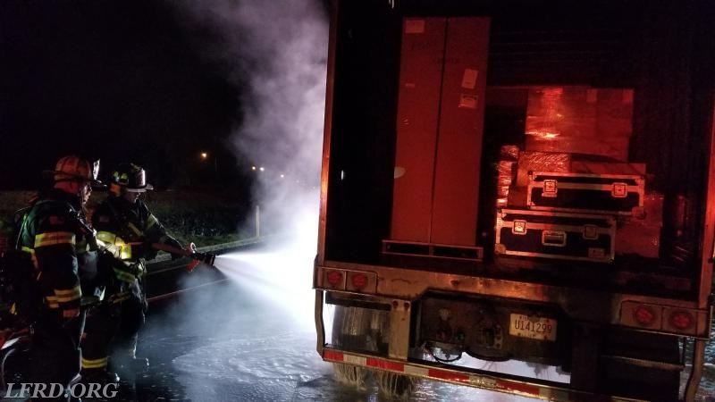 Working Semi Trailer Fire on I-71 in Buckner - LaGrange Fire & Rescue ...