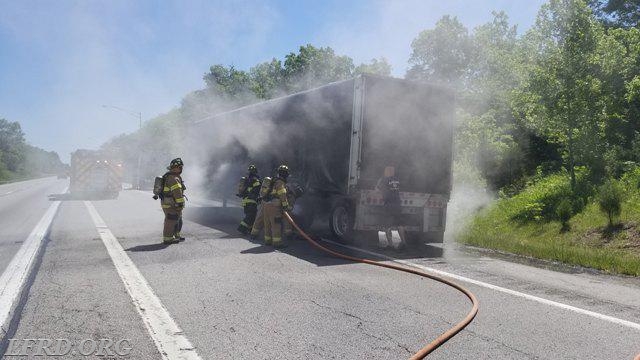 Semi Truck Fire on I-71 NB near Buckner Exit - LaGrange Fire & Rescue ...